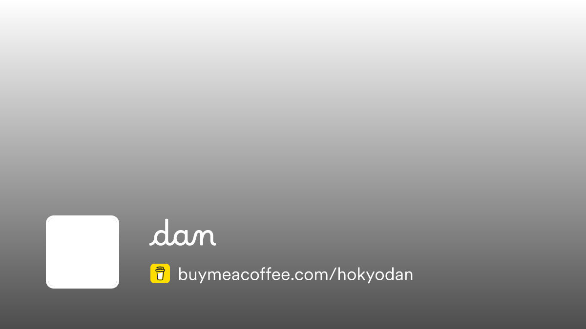 Membership | dan - Buymeacoffee