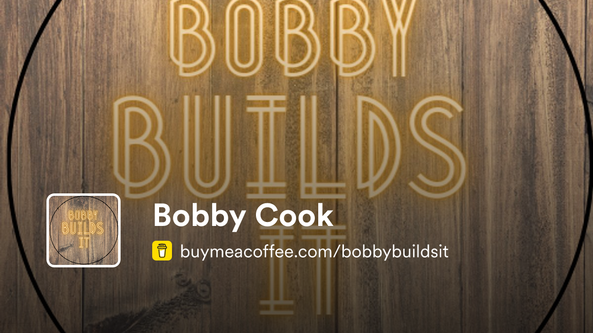 Bobby Cook - Buymeacoffee
