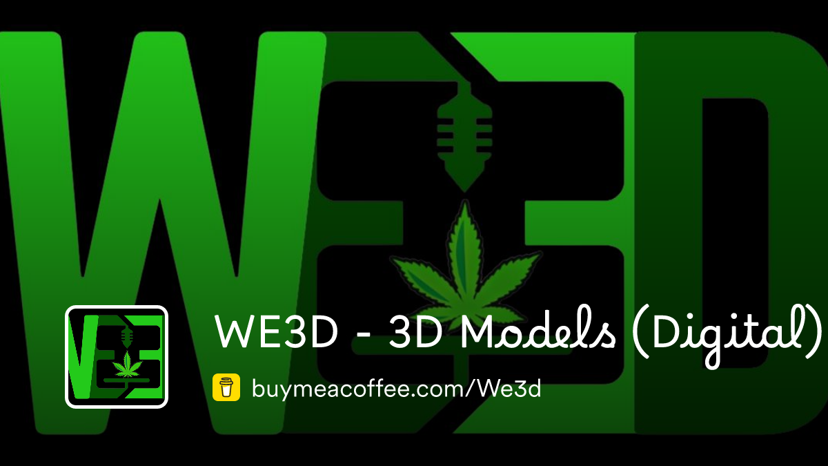 WE3D - 3D Models (Digital) - Buymeacoffee