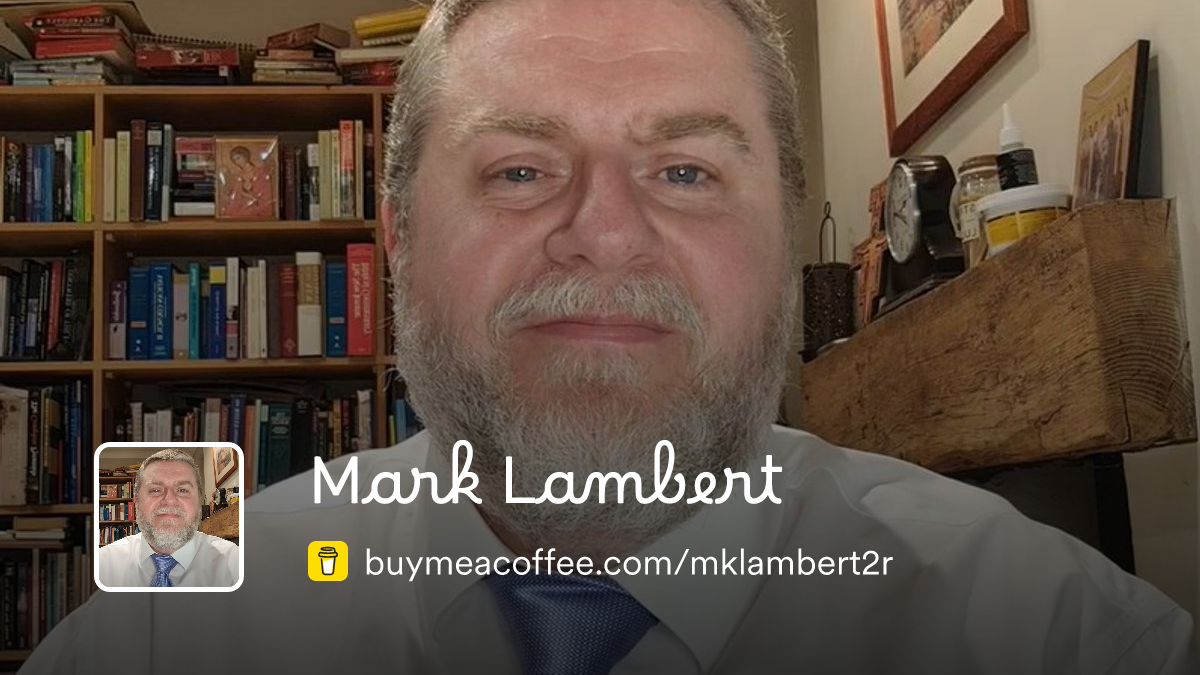 Mark Lambert - Buymeacoffee