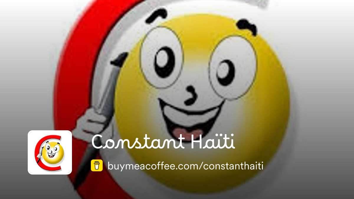 Constant Haïti is Il - Buymeacoffee