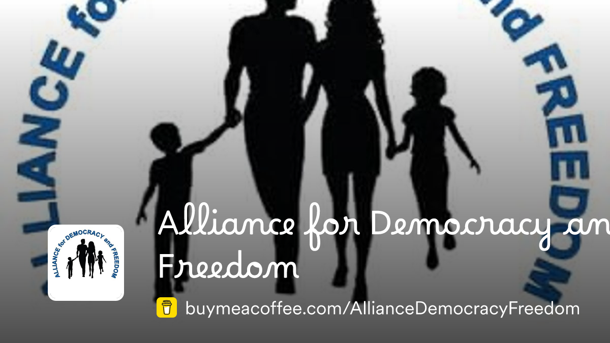 Alliance for Democracy and Freedom - Buymeacoffee