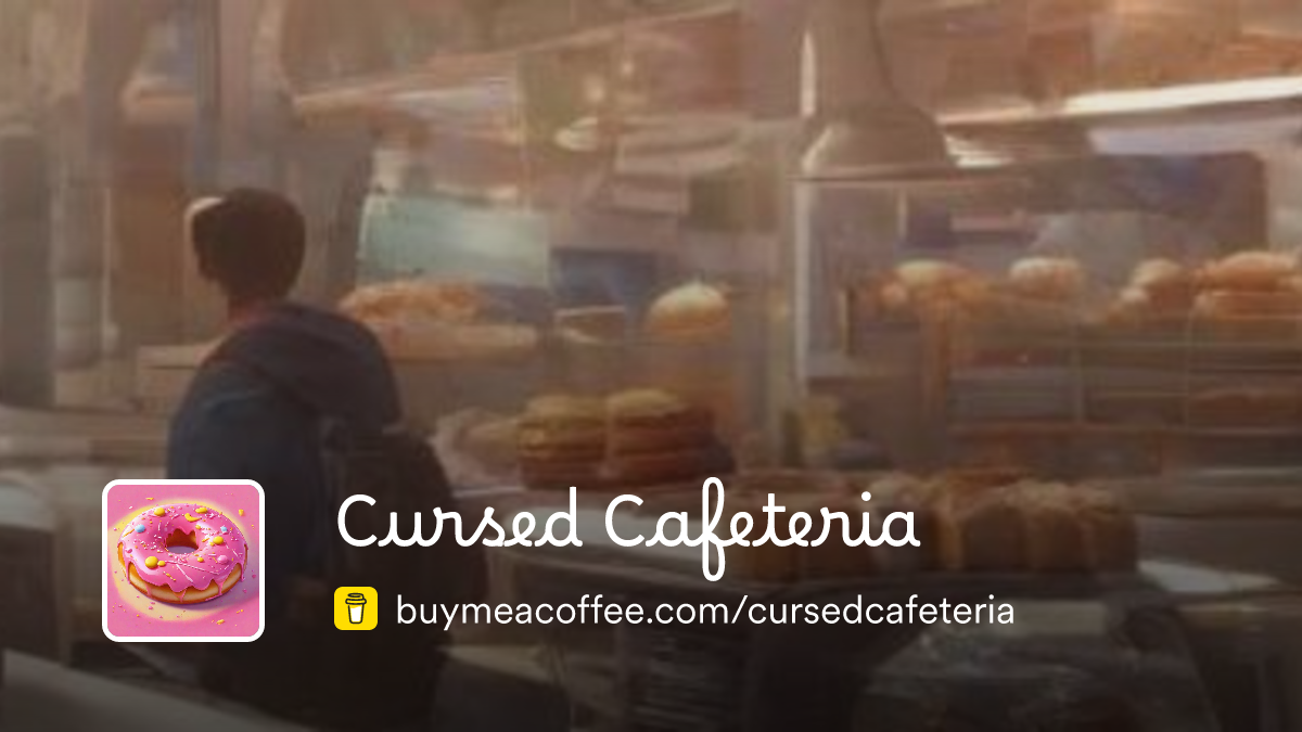 Cursed Cafeteria is creating AI-pictures with unreal food - Buymeacoffee