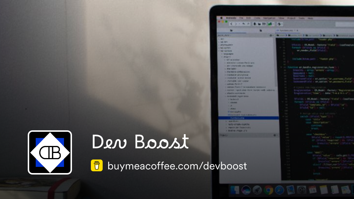 Dev Boost - Buymeacoffee