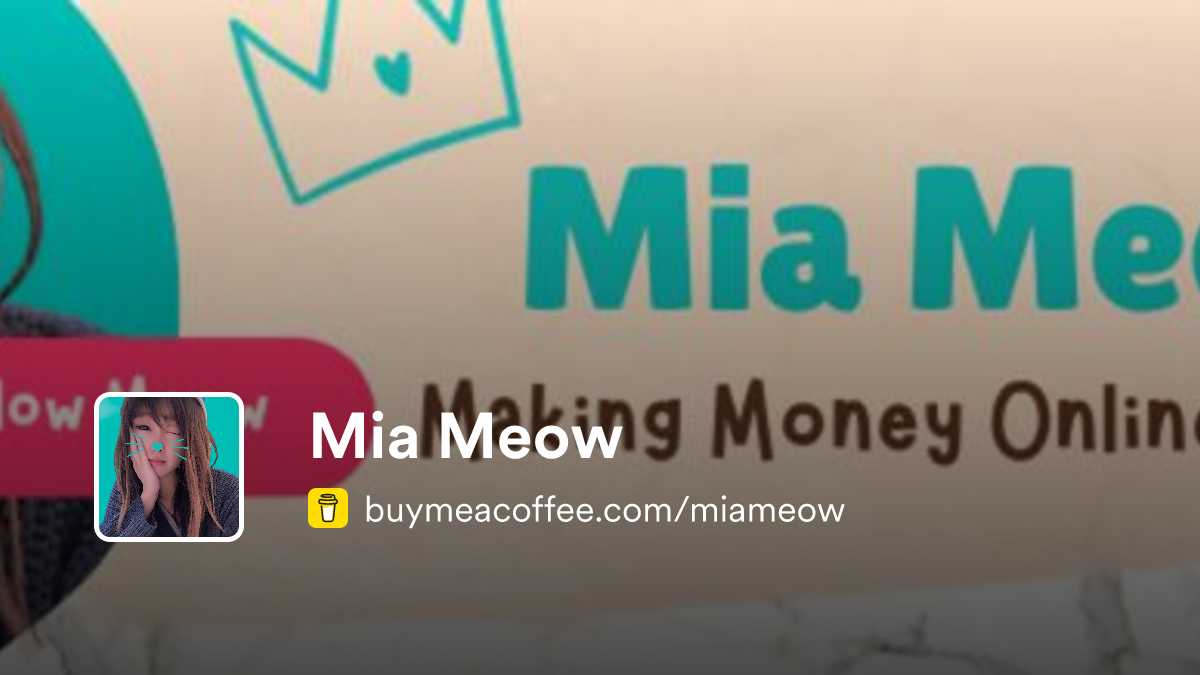 Mia Meow - Buymeacoffee