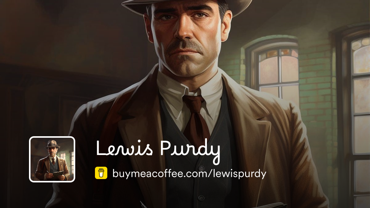 Lewis Purdy - Buymeacoffee