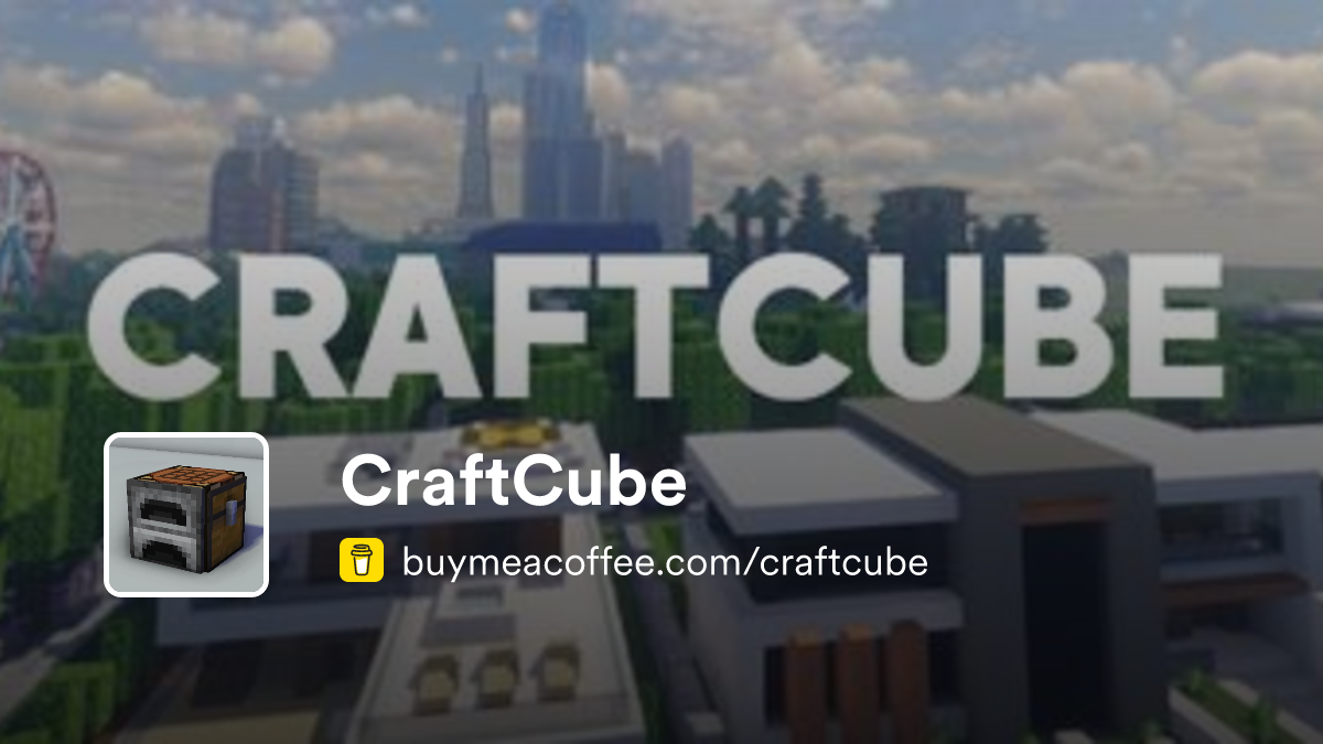 CraftCube is "Minecraft: Knowledge Book" tutorial creator, youtuber - Buymeacoffee