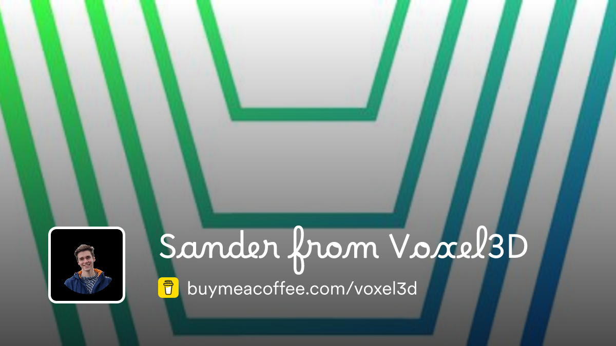 Sander from Voxel3D is 3D models, designs and community products ...
