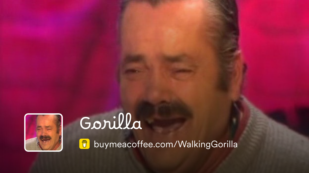 Gorilla is Making memes - Buymeacoffee