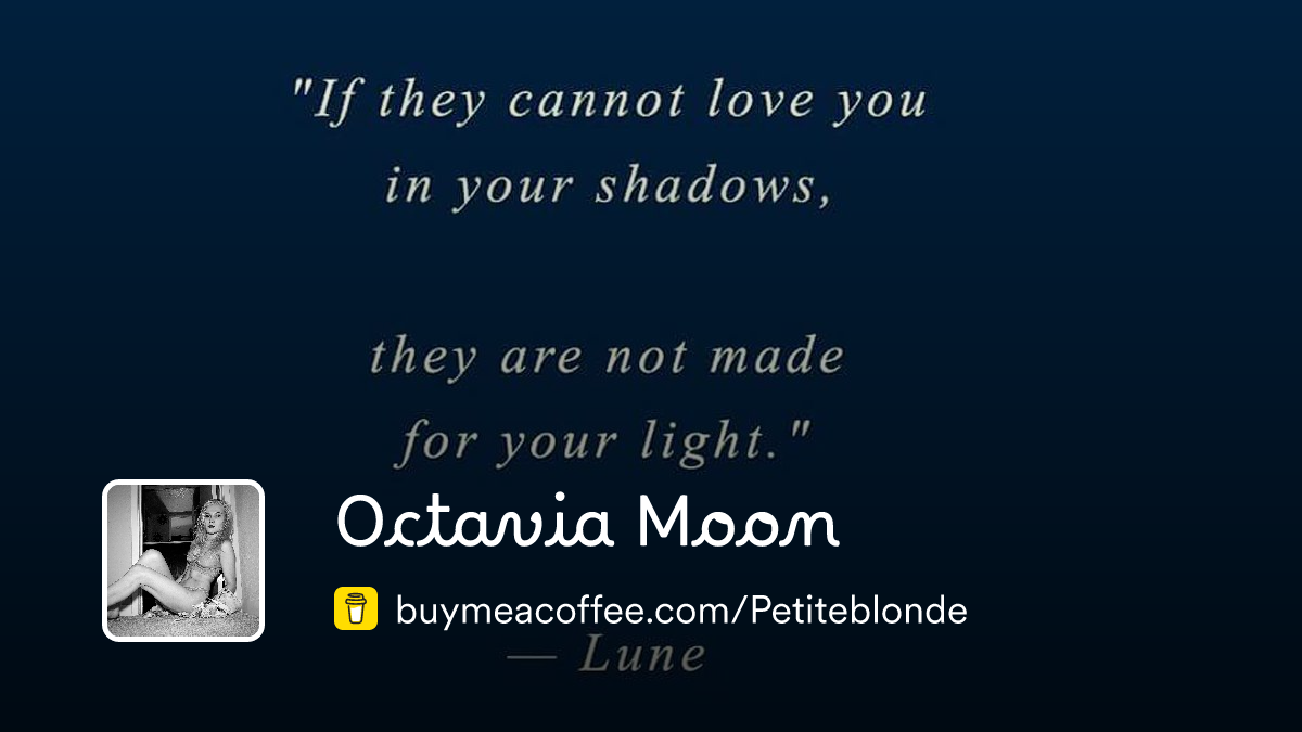 Octavia Moon - Buymeacoffee