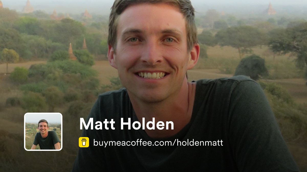 Matt Holden is TexSandbox.com - Buymeacoffee
