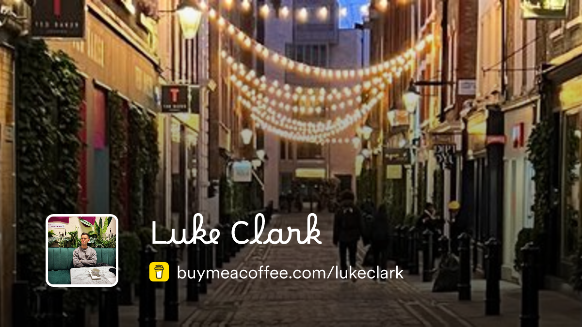 Luke Clark - Buymeacoffee