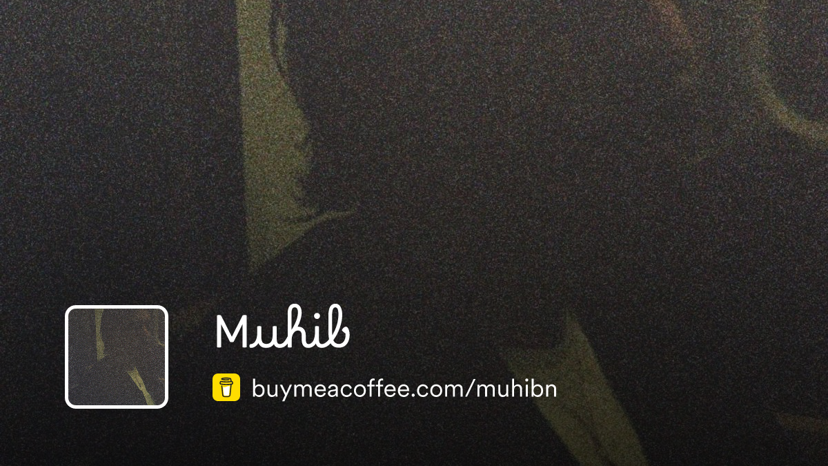 Muhib - Buymeacoffee