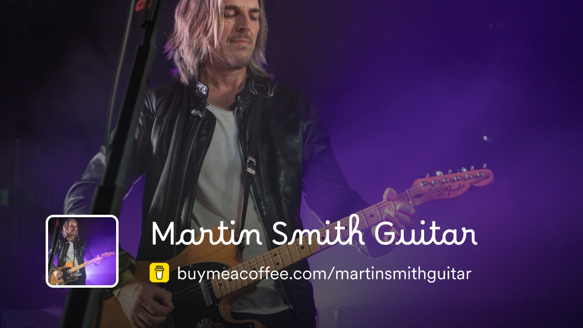 Martin Smith Guitar - Buymeacoffee
