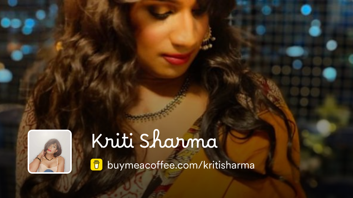 Kriti Sharma - Buymeacoffee