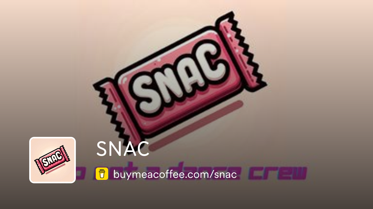 SNAC is Dance Visuals - Buymeacoffee
