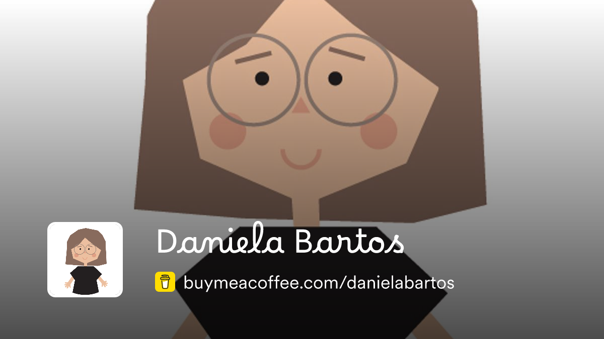 Daniela Bartos is branding, graphic design, illustration - Buymeacoffee