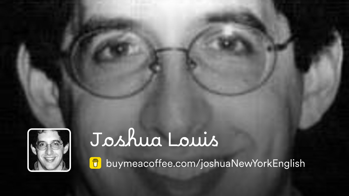 Joshua Louis - Buymeacoffee