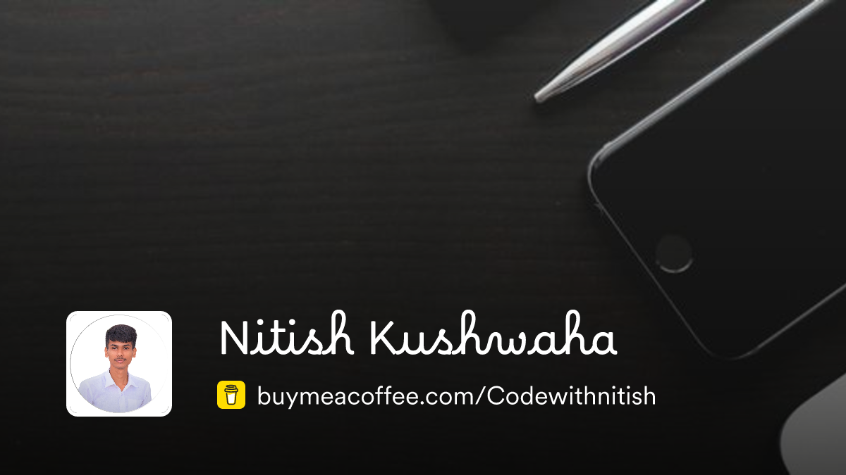 Nitish Kushwaha - Buymeacoffee