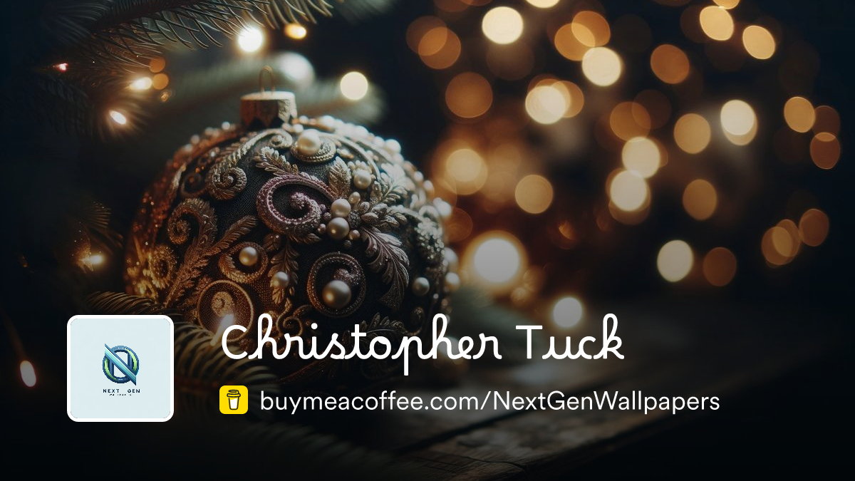 Christopher Tuck - Buymeacoffee