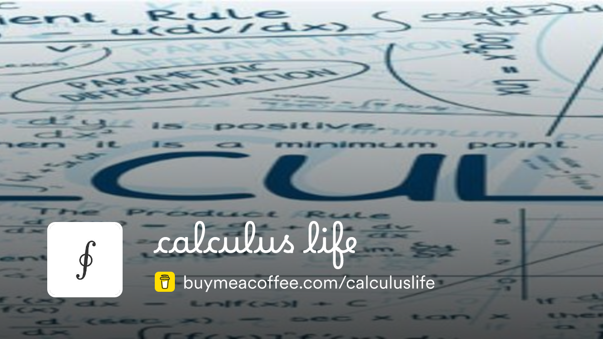 calculus life - Buymeacoffee