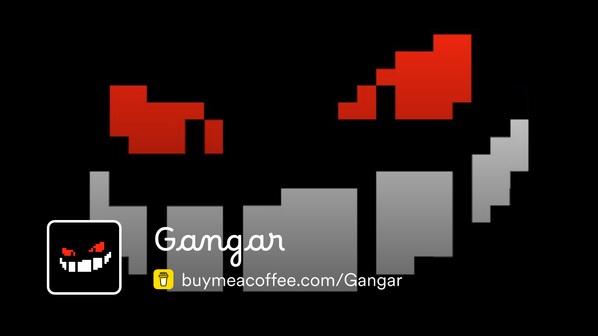 Gangar - Buymeacoffee