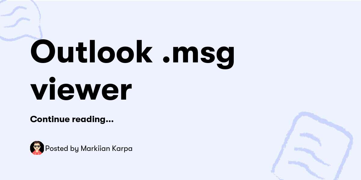 Outlook msg Viewer Markiian Karpa Buymeacoffee outlook-msg-viewer-markiian-karpa-buymeacoffee