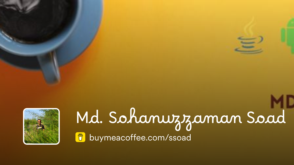 Md. Sohanuzzaman Soad - Buymeacoffee