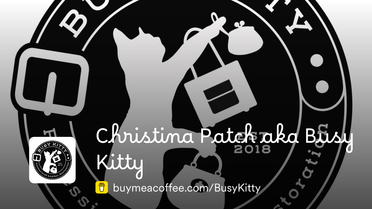 Christina Patch aka Busy Kitty - Buymeacoffee