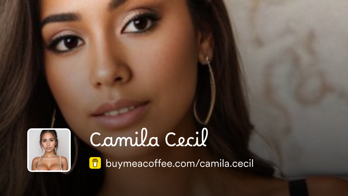 Camila Cecil - Buymeacoffee