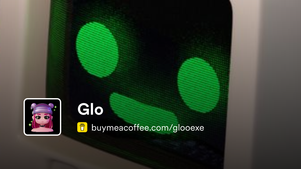 Glo is 3D stuff - Buymeacoffee