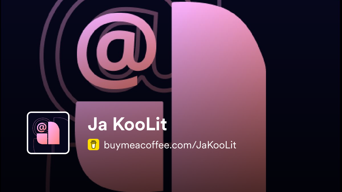 Ja KooLit - Buymeacoffee