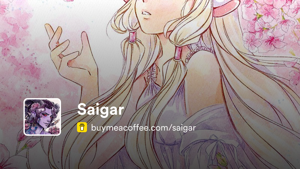 Saigar is Watercolor art, DnD characters and comics - Buymeacoffee