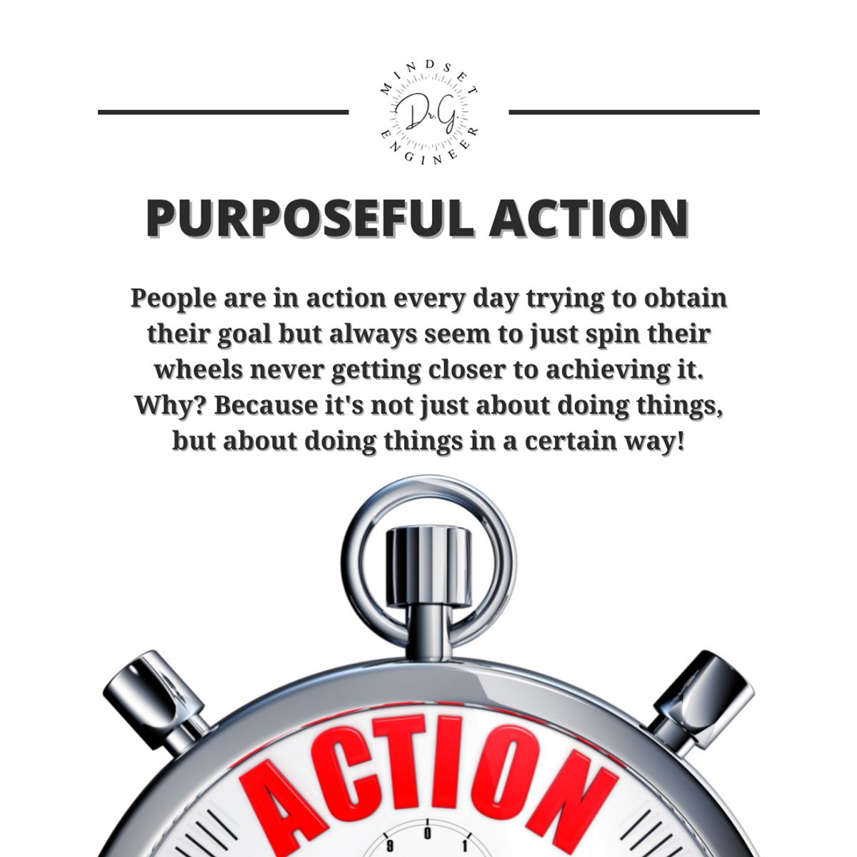 Purposeful Action — Dr. Garrett Goggans - Buymeacoffee