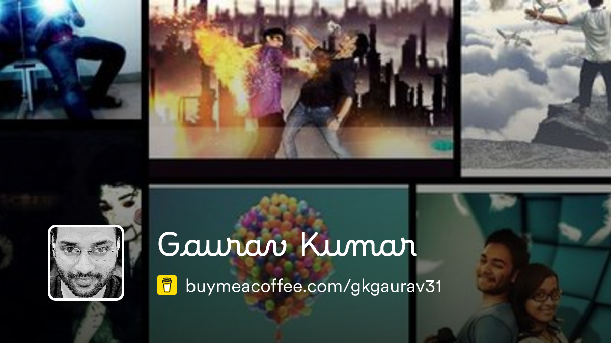 Gaurav Kumar - Buymeacoffee