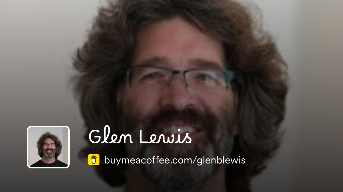 Glen Lewis - Buymeacoffee