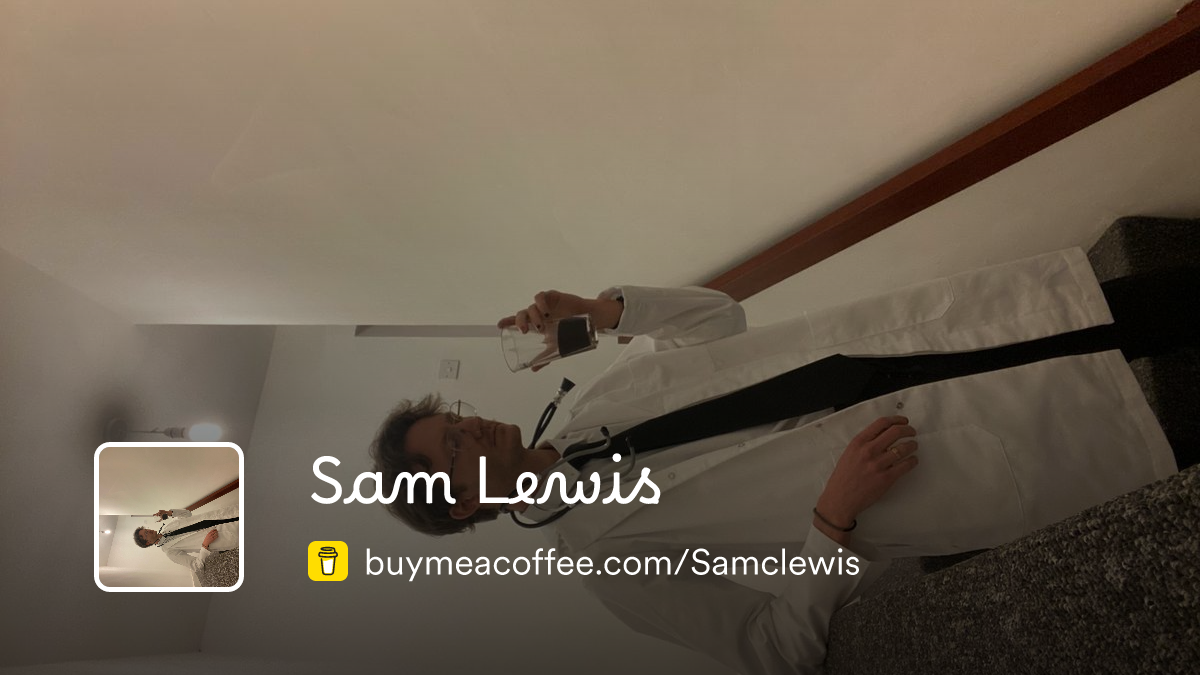 Sam Lewis - Buymeacoffee