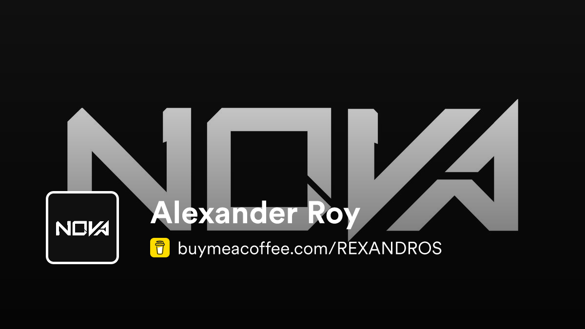 Alexander Roy - Buymeacoffee