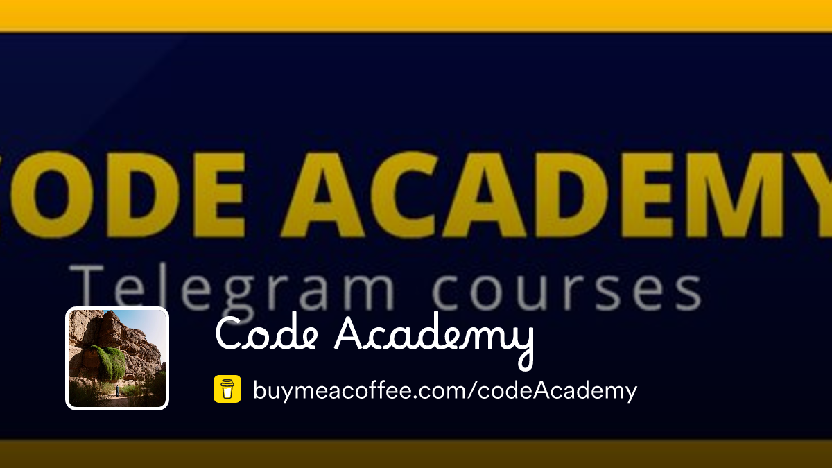 Code Academy - Buymeacoffee