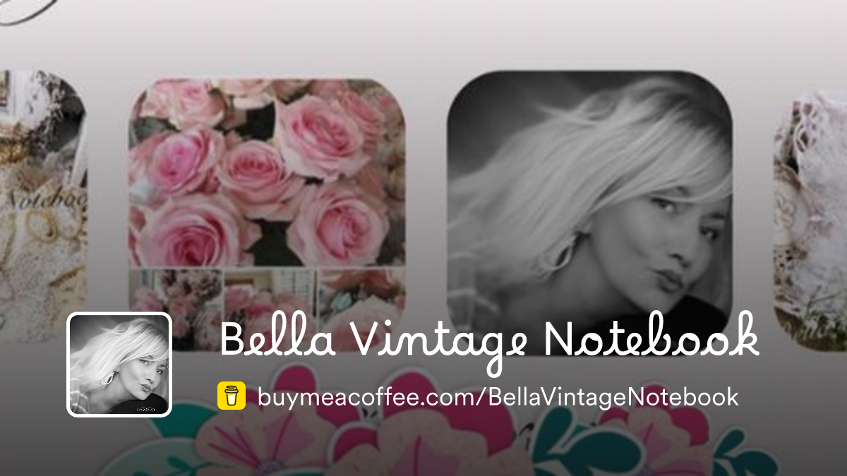 Gallery | Bella Vintage Notebook - Buymeacoffee