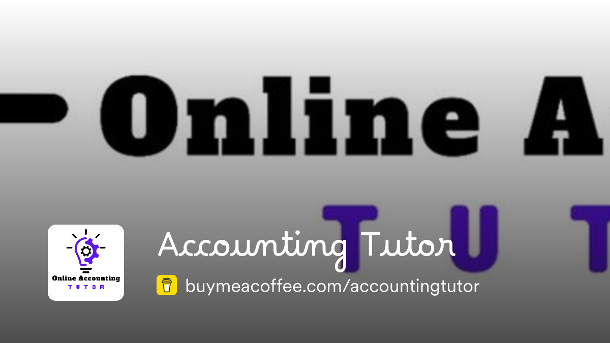 Membership | Accounting Tutor - Buymeacoffee