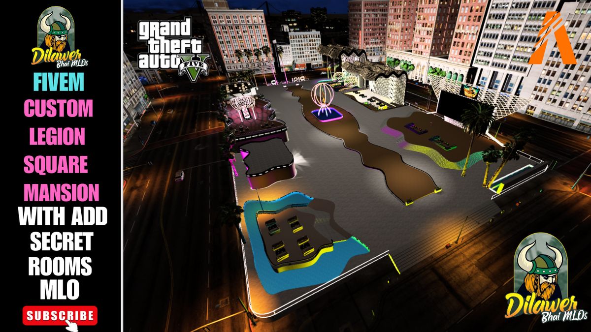 "GTA 5 Fivem Legion Square mlo Fivem Legion Square exploring Mlo ...