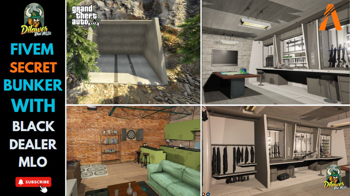 Fivem Secret Bunker with black dealer gang mlo — Dilawer Bhai ...