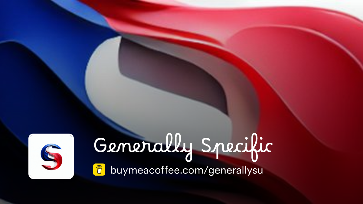 Generally Specific - Buymeacoffee
