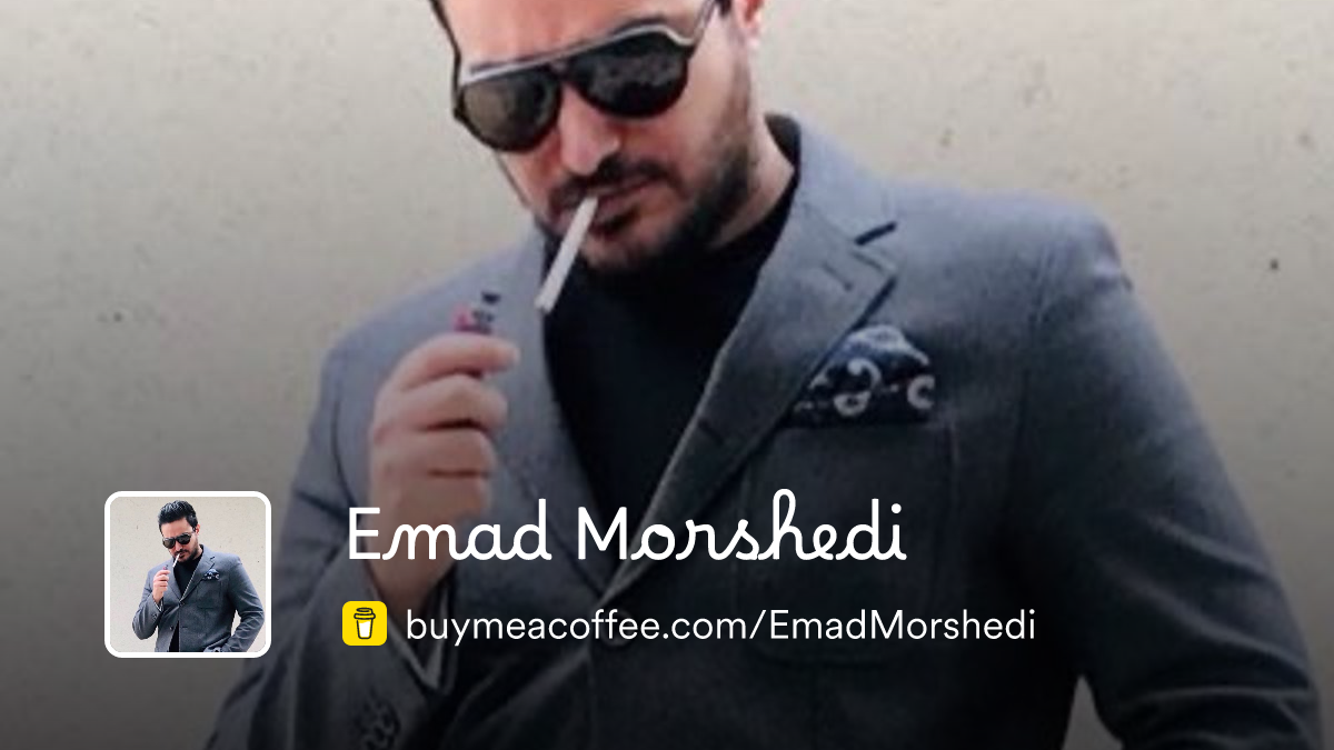 Emad Morshedi - Buymeacoffee