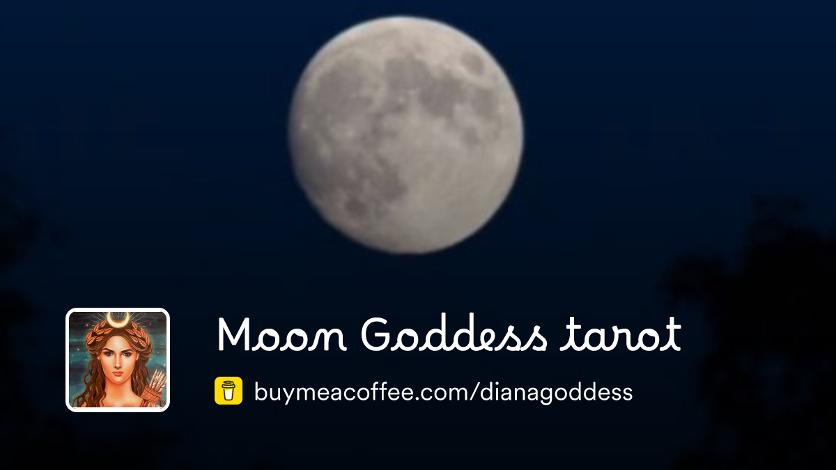 Moon Goddess tarot - Buymeacoffee