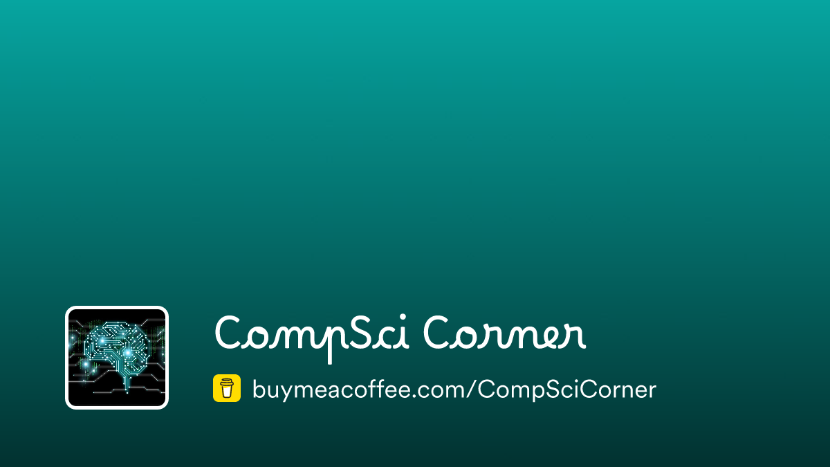 CompSci Corner - Buymeacoffee