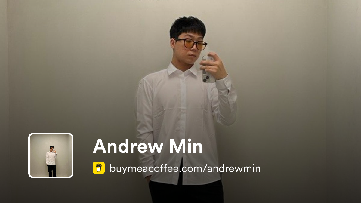 Andrew Min - Buymeacoffee