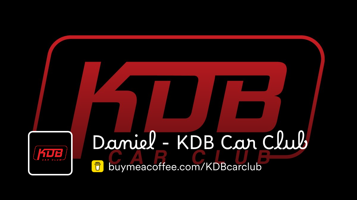 Daniel - KDB Car Club - Buymeacoffee