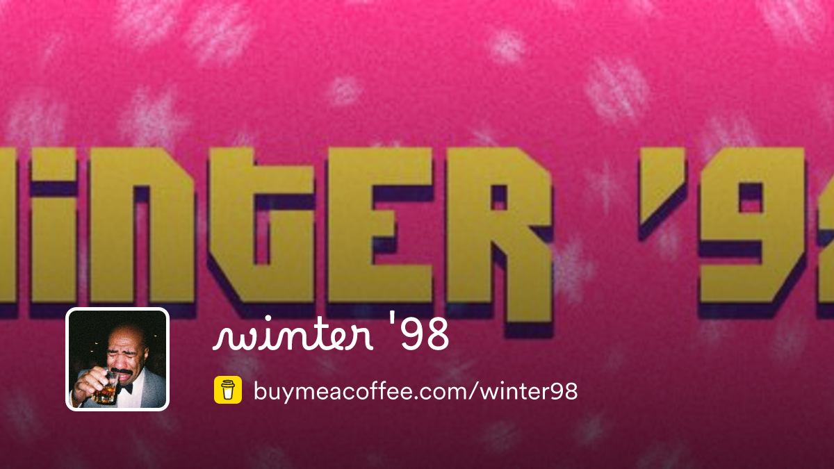 winter '98 - Buymeacoffee